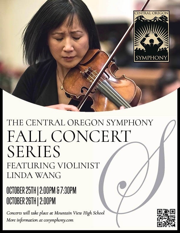 Central Oregon Symphony’s Fall Concert Series with Soloist Linda Wang ...